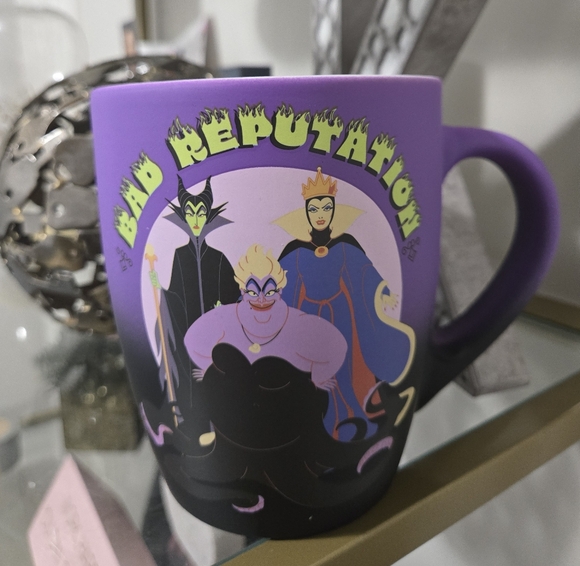 Disney | Dining | Disney Villains Bad Reputation Mug Purple And ...